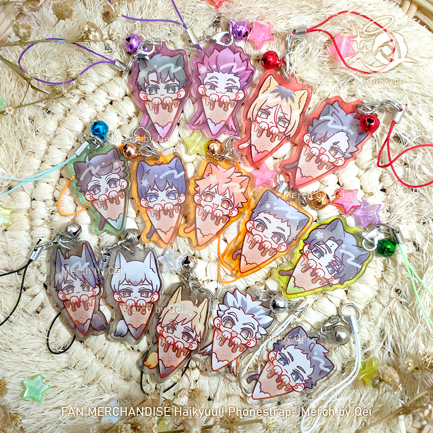 Haikyuu Phonestrap!! Fan Merchandise - MERCH BY QEI: Kenma, Hinata ...