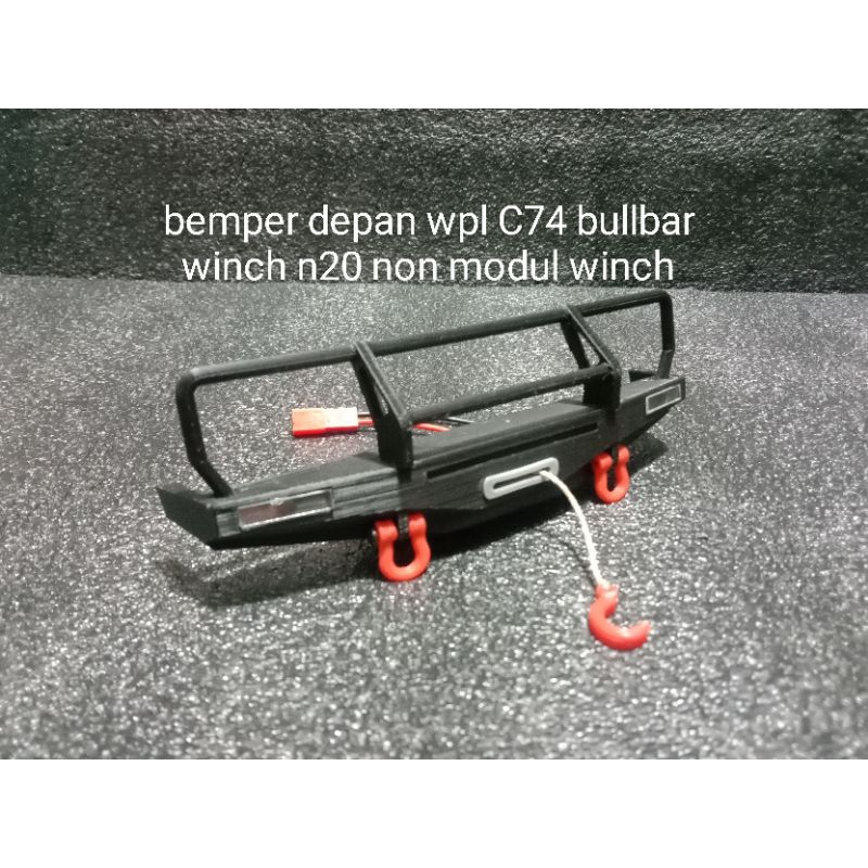 Front bumper wpl C74 bullbar winch n20 non module winch | Shopee ...