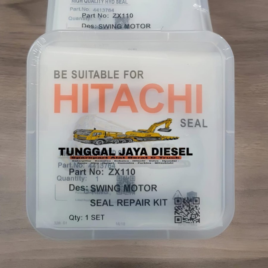 SEALKIT SWING MOTORCYCLE HITACHI ZX110 SEAL ORING KIT MOTOR SWING ...