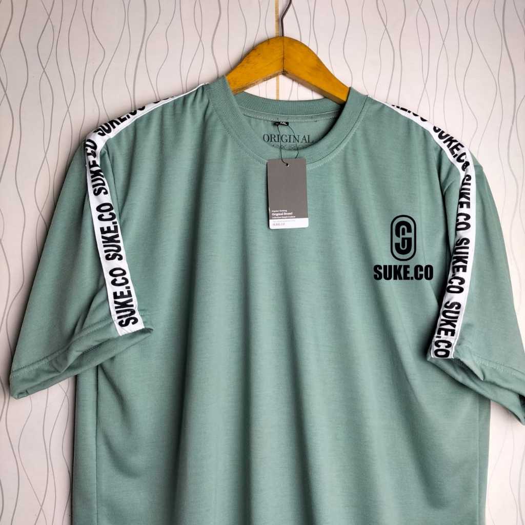 Suke.co distro men's t-shirt brand local / suke.co aesthetic logo t ...
