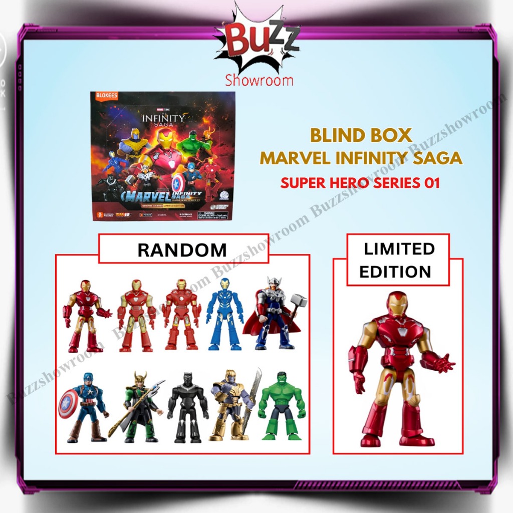 Blokees Marvel The Infinity Saga Avengers Heroes Original Licensed ...