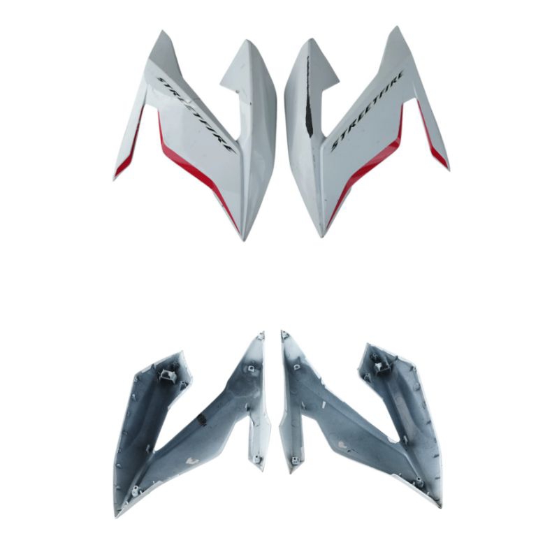 HITAM Honda cb150r outer tank wing led v3 matte black shroud cb150r led ...