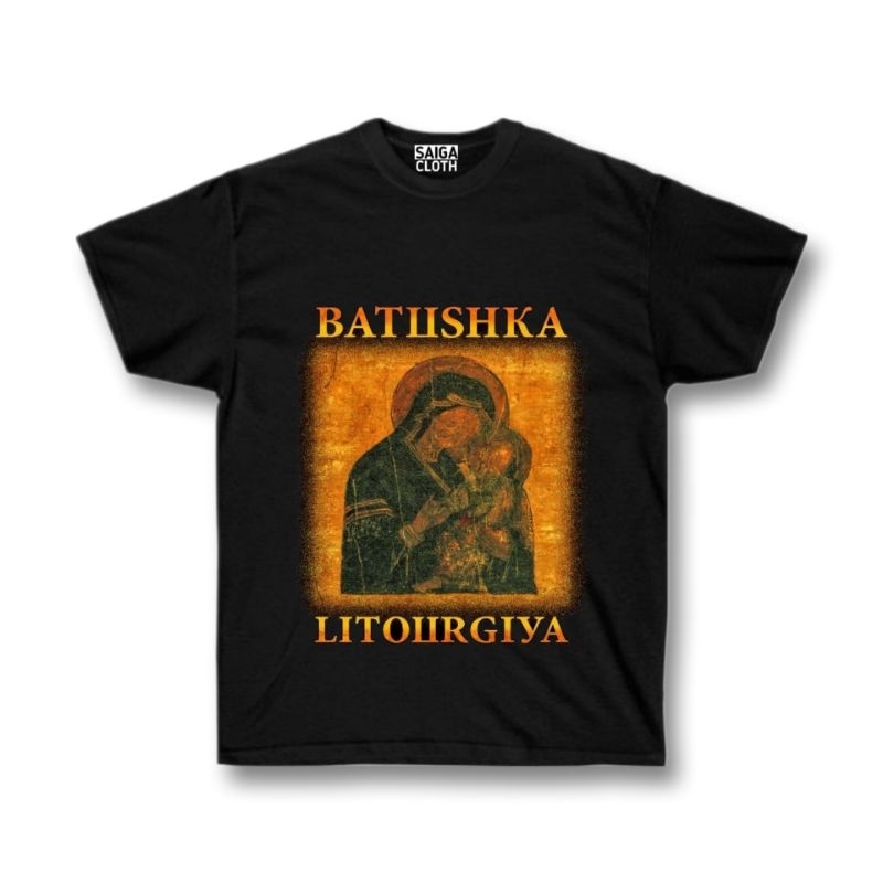 Batushka litourgiya X Saiga cloth Premium children's band t-shirt ...