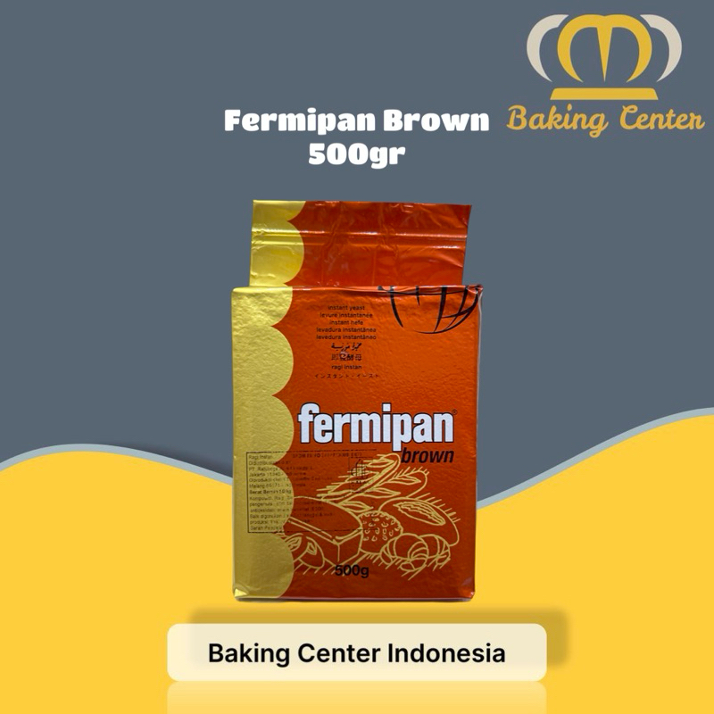 Fermipan Brown Instant Yeast 500gr | Shopee Philippines
