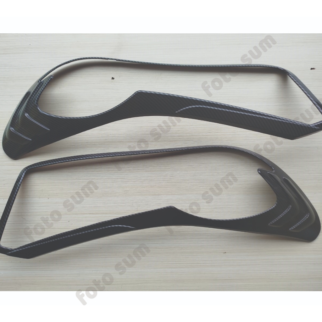 Honda All New Brio 2019 to 2022 carbon headlight garnish | Shopee ...