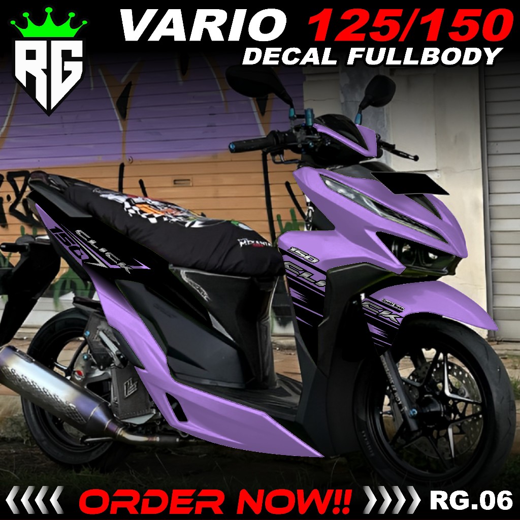Decal Sticker Vario 125 150 New 2018 2019 2020 2021 2022 - Sticker ...