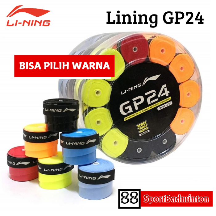 Li-Ning GP 24 OverGrip Anti Slip - Original Li-Ning Badminton Rubber ...