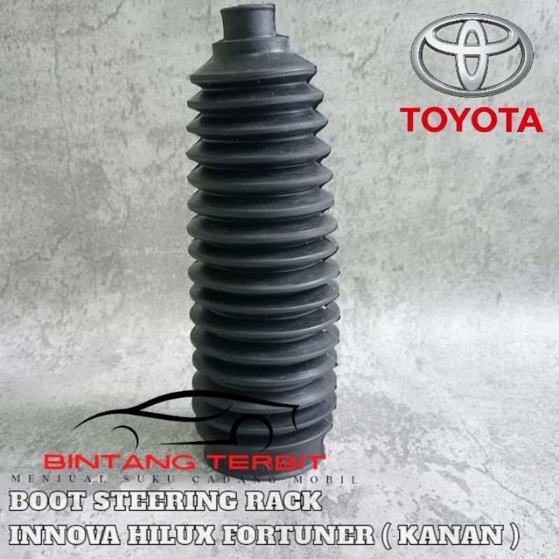 STEERING BOOT RUBBER - STOP RACK END RH INNOVA HILUX FORTUNER (RIGHT ...