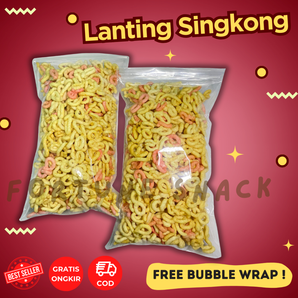Lanting Cassava Kebumen Onion Flavor 1 Kg | Shopee Philippines