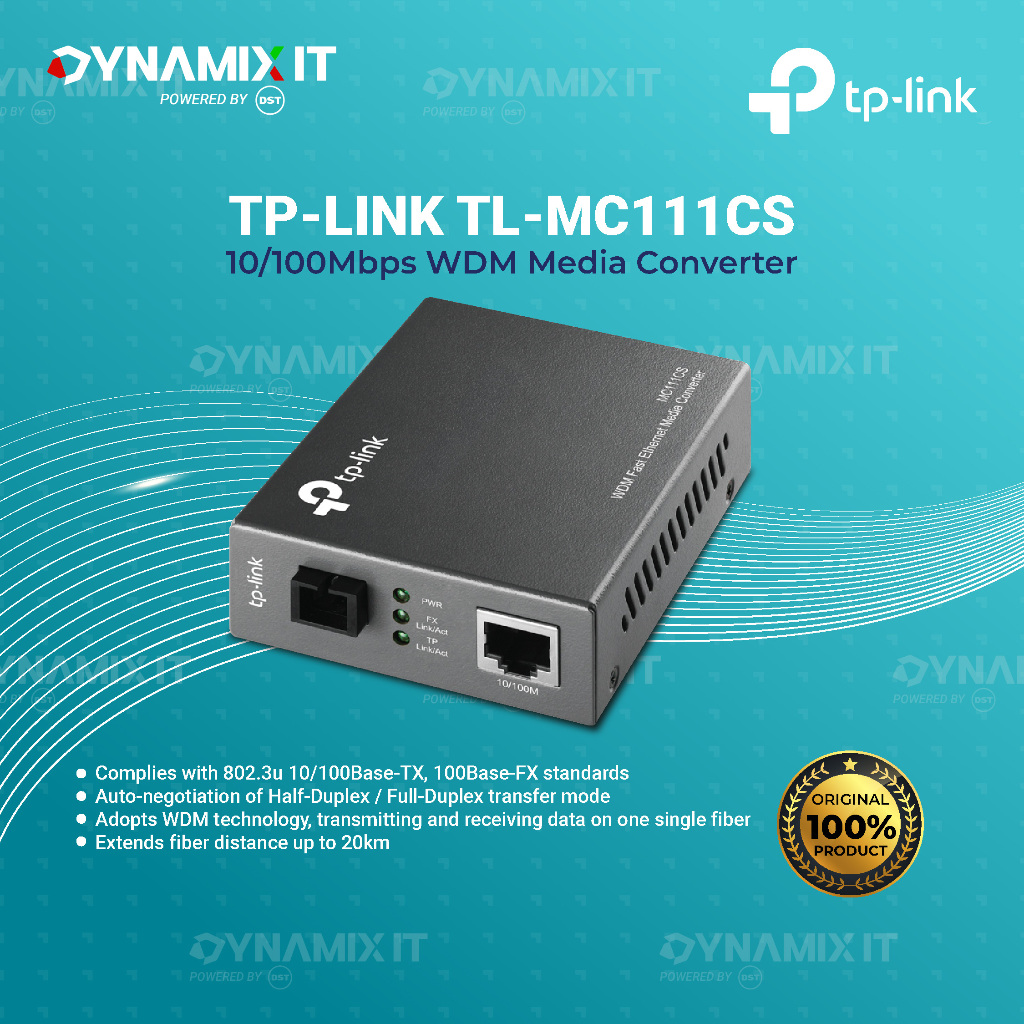 Tp-link TL-MC112CS 10/100Mbps WDM Media Converter | Tplink OFFICIAL ...