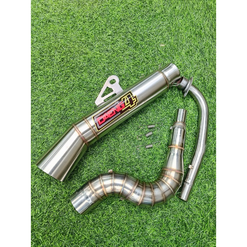 Daeng sai4 Pipe canister conical open specs exhaust pipe for Wave 125 ...