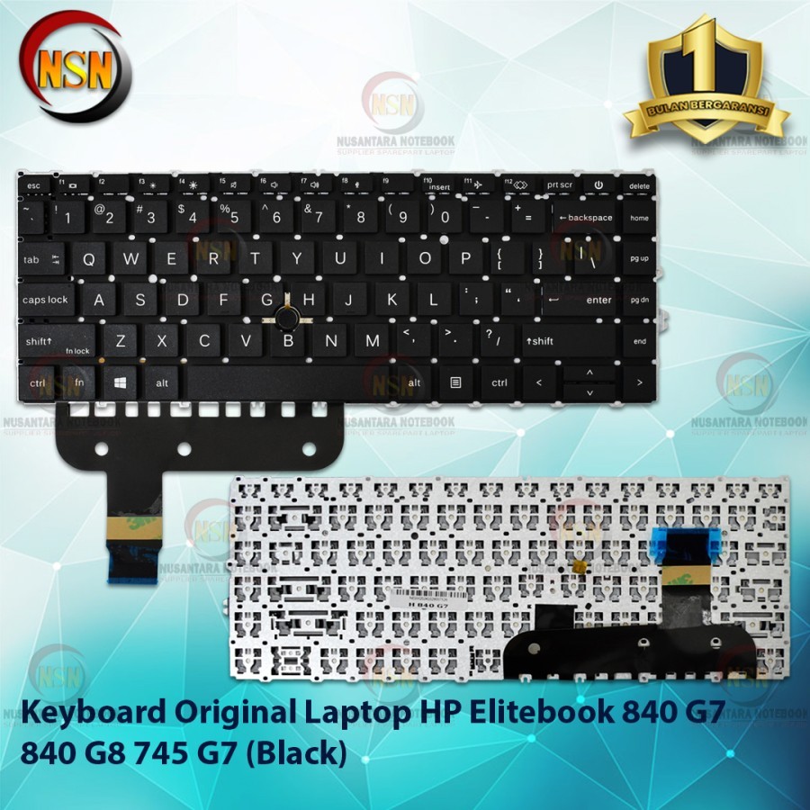 Keyboard for EliteBook 840 G7 840 G8 845 G7 845 G8 745 G7 745 G8 BLACK ...