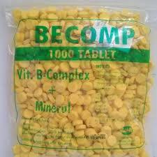 Vitamin B Complex Becomp 1000 Mineral Tablets Chickens Ducks Birds Cows ...