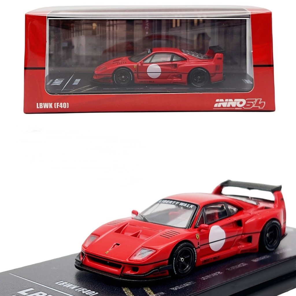 Inno 1:64 INNO64 LBWK Ferrari F40 Red | Shopee Philippines
