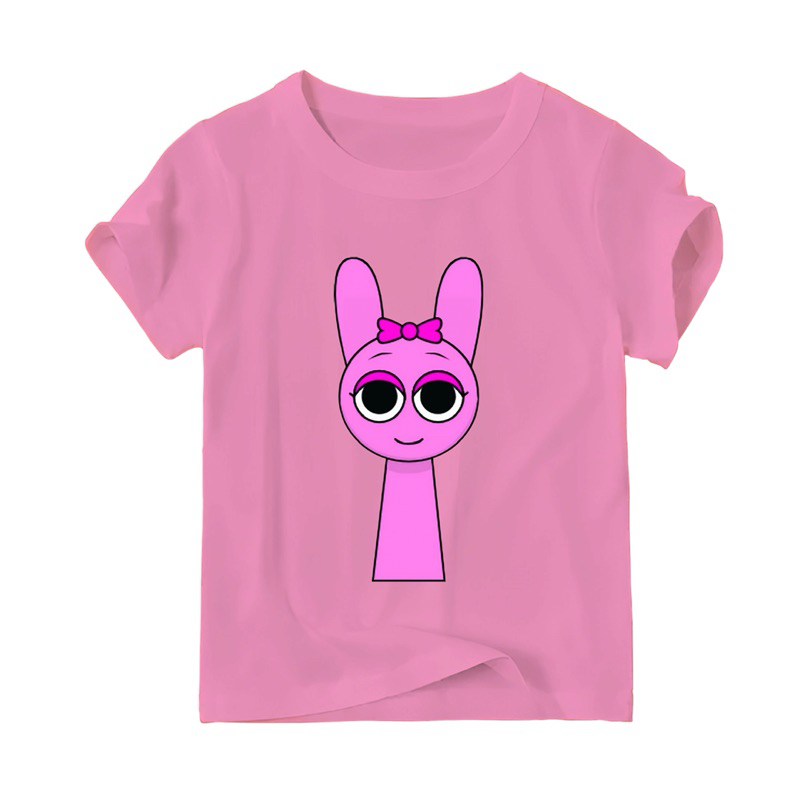 Gk - Sprunki Pinky Children's T-shirt (2-10 Years) | Shopee Philippines