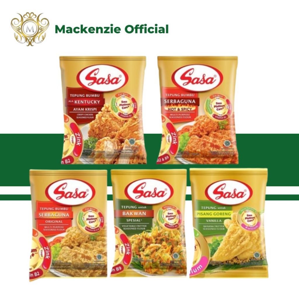 Sasa Multi-Purpose Seasoning Flour With Various Kinds/Seasoning Flour ...