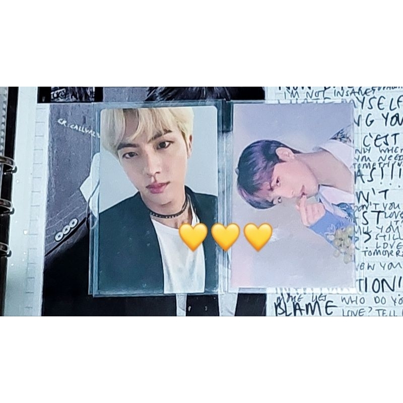 PC BTS OFFICIAL JIN FAKE LOVE JAPAN YOONGI POP UP PERSONA | Shopee ...