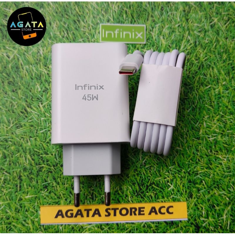 Infinix 45W Original 100% Charger Infinix Note 30 40 Pro / Zero 30 / GT ...