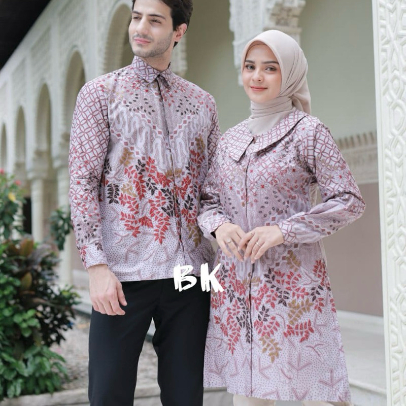 Batik Couple | Modern Couple Batik | Couple Batik Shirt | Couple Tunic ...