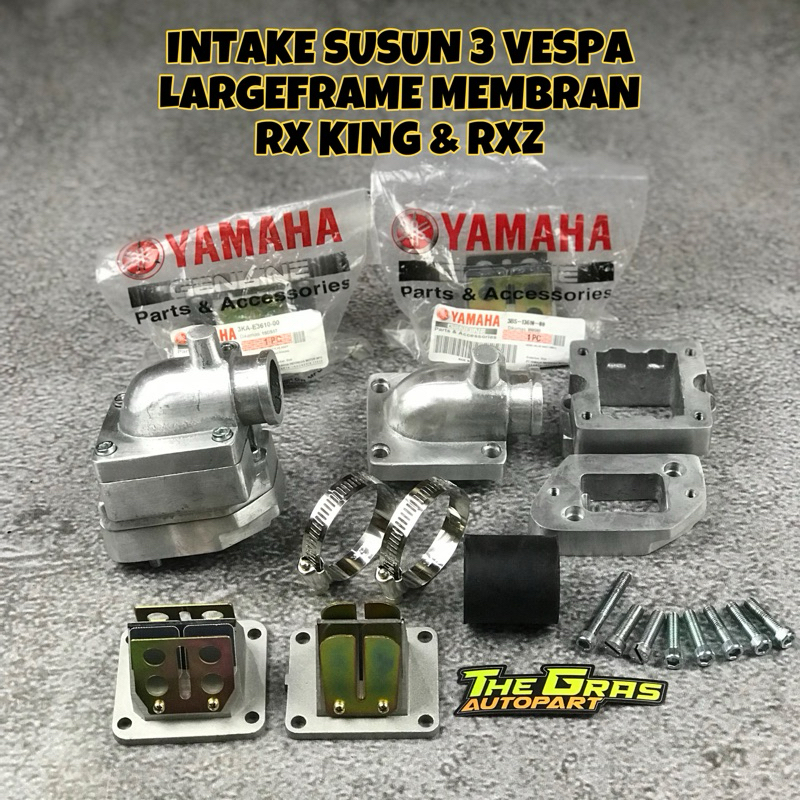 Intake Manifold Manipol Stacking 3 Vespa Complete Membrane RX King RXZ | Shopee Philippines