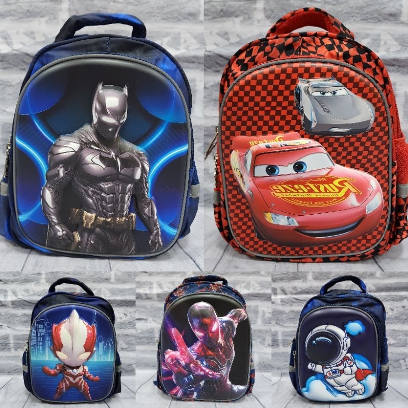 06.06 12" Captain America Batman backpack up to class | Shopee Philippines