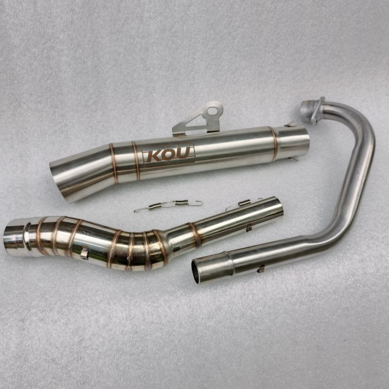 Kou Mahachai Super Open pipe big elbow for Tmx 125 150 255 Rusi tc 125 ...