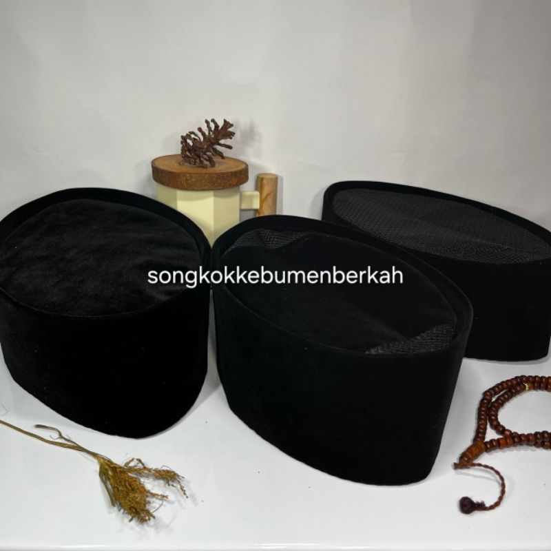 HITAM Songkok PLAIN BLACK PECI, AC, FULL AC FINE MATERIAL CHILDREN'S ...