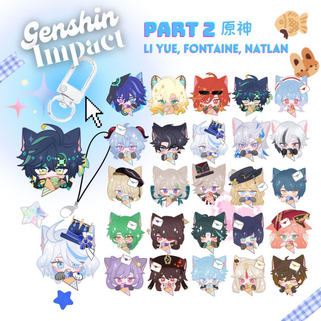 Genshin Impact [PART 2 NATLAN, FOUNTAINE, LI YUE] Characters Lynette ...