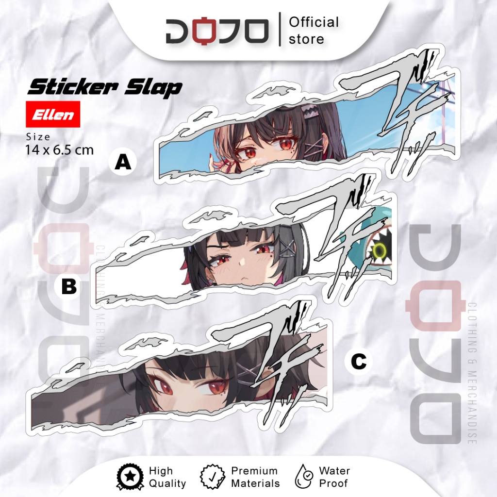 Vinyl Zenless Zone Zero Ellen Joe Sticker for motorbike car notebook ...