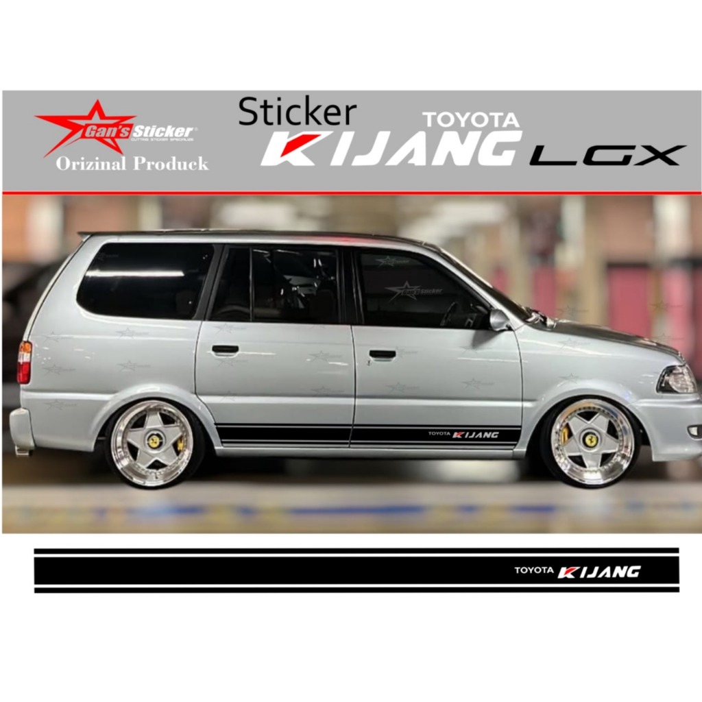 Toyota kijang lgx sticker kijang lgx Door sticker | Shopee Philippines