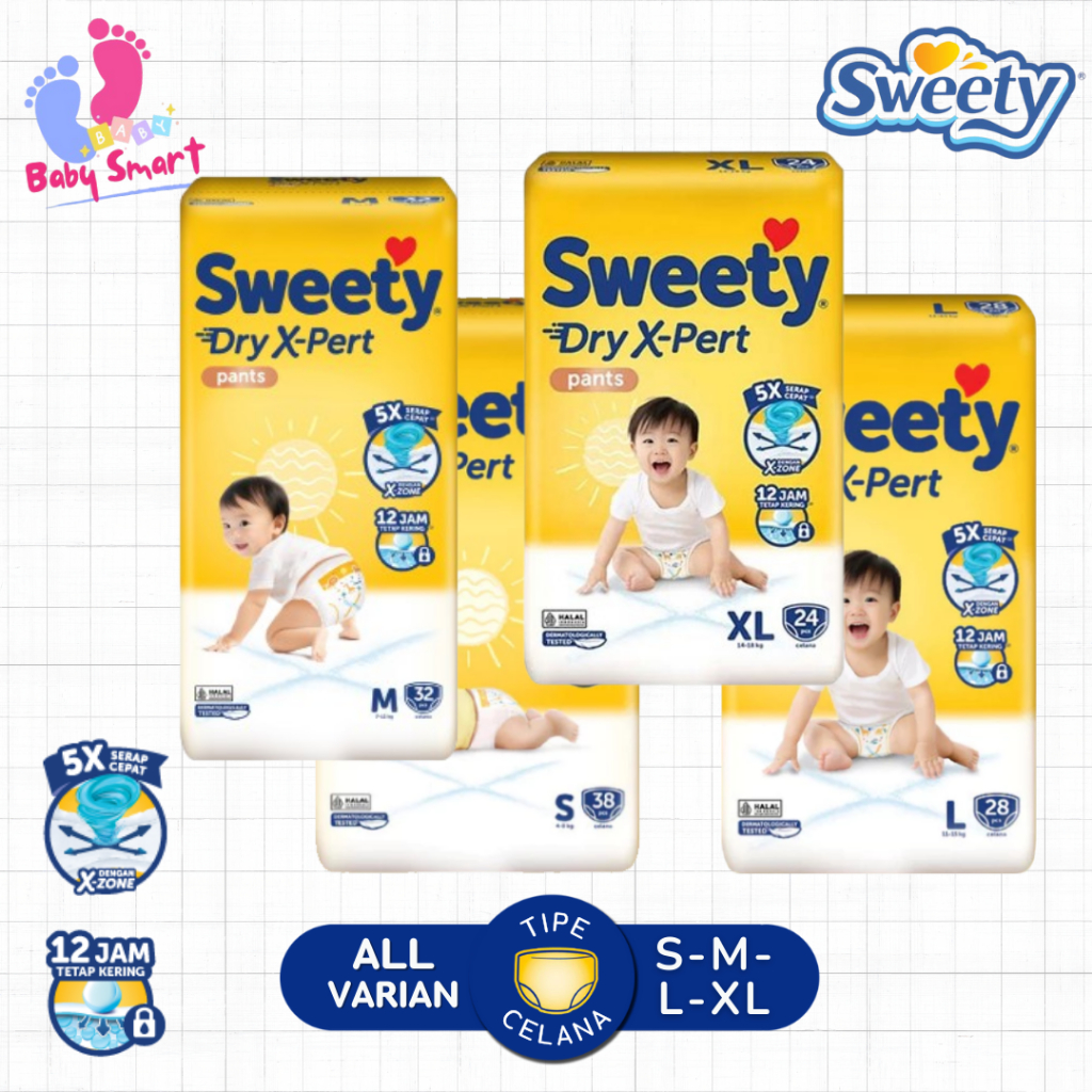 Baby Smart Sweety Bronze Dry X-Pert Pants X-Zone | Trouser Diapers All ...