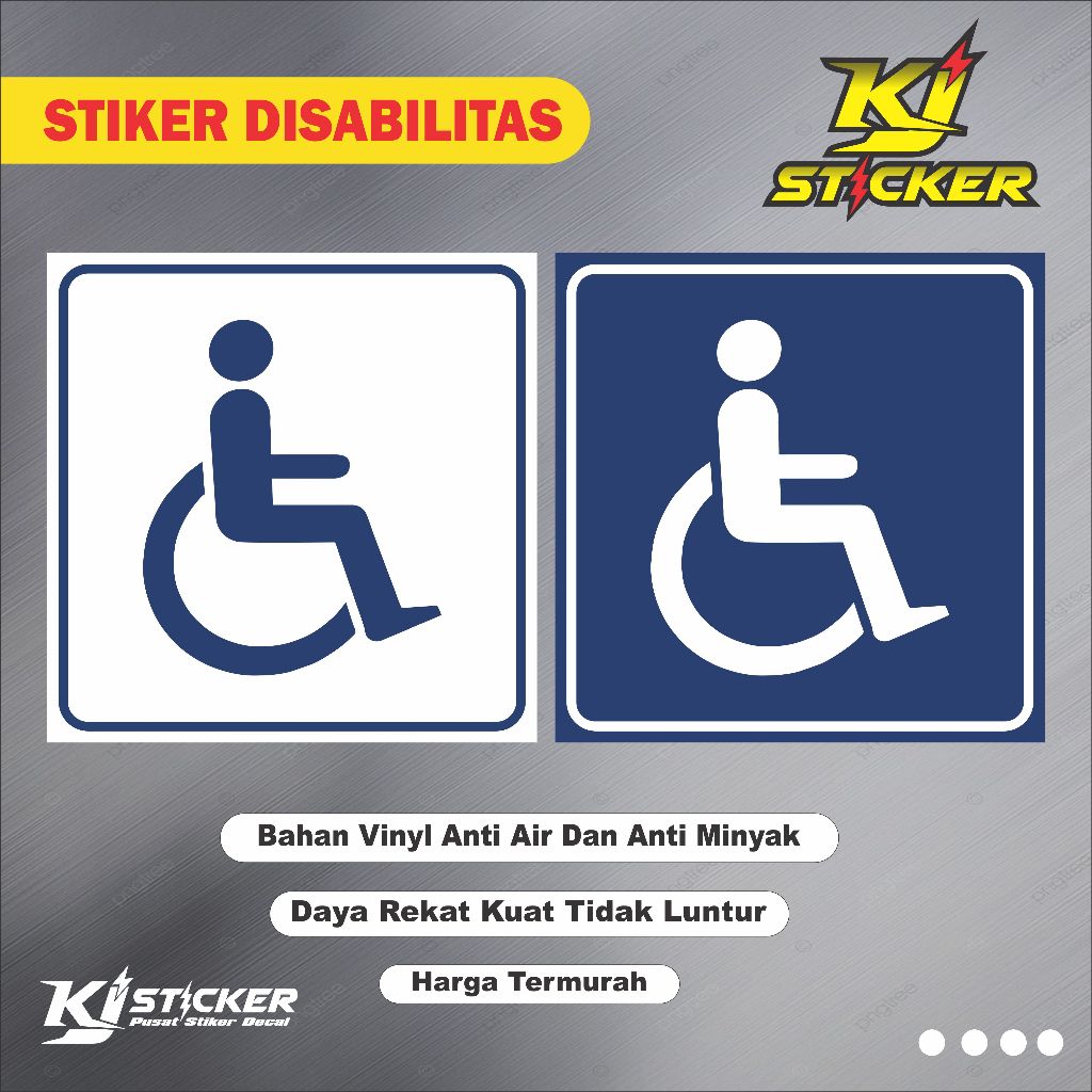 Kj STICKERS Disabilities Logo Stickers / Disabilities Stickers ...