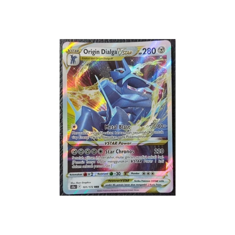 Tcg Pokemon Card - Origin Dialga V Star RRR (s12a) 101/172 | Shopee ...