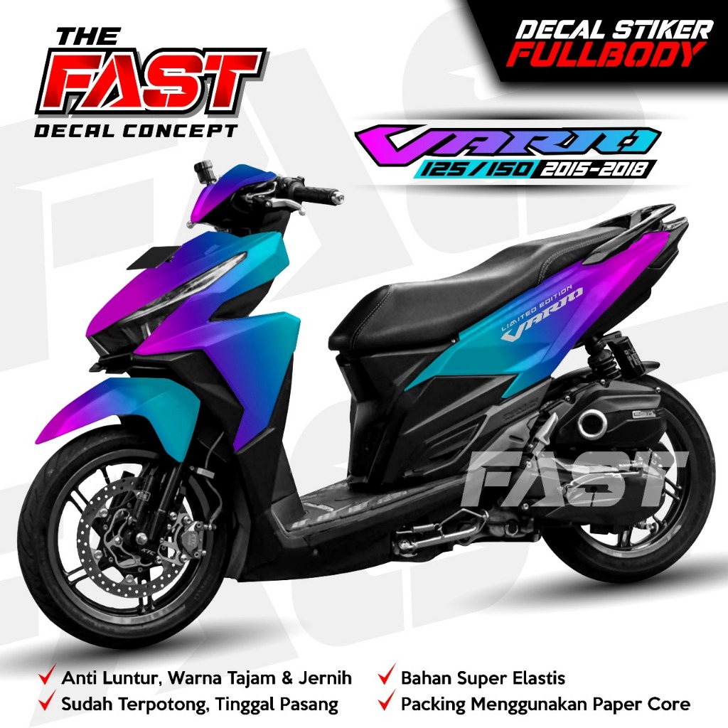 Sticker Decal vario 125 Old Fullbody // Sticker vario 150 Old // Decal ...