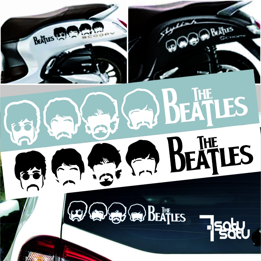 The Bealtes Stickers for Car Motorcycle Variation Decoration Wall Glass ...