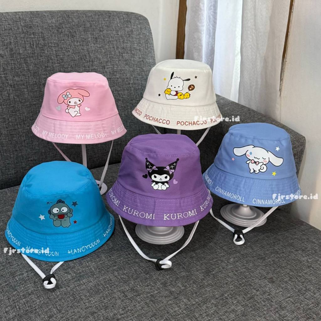 Kuromi Motif Girls Bucket Hat | Shopee Philippines