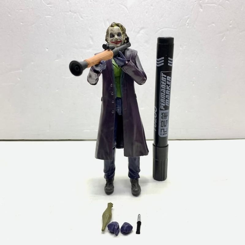 Joker heath ledger batman the dark knight action figure toy, about 6 ...