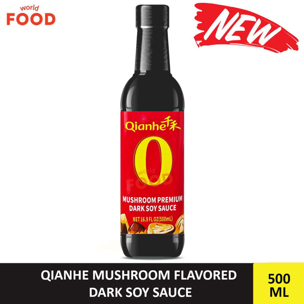 Qianhe MUSHROOM FLAVORED DARK SOY SAUCE 500ML | Shopee Philippines