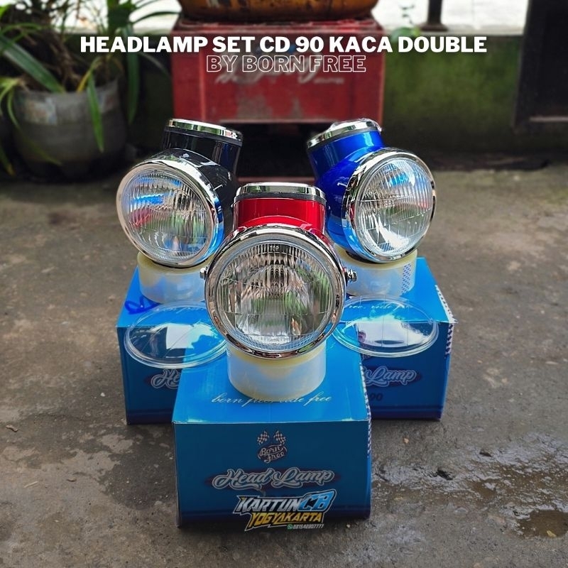 Cd Headlamp, CD lamp shell, set of spido and double glass, imported ...