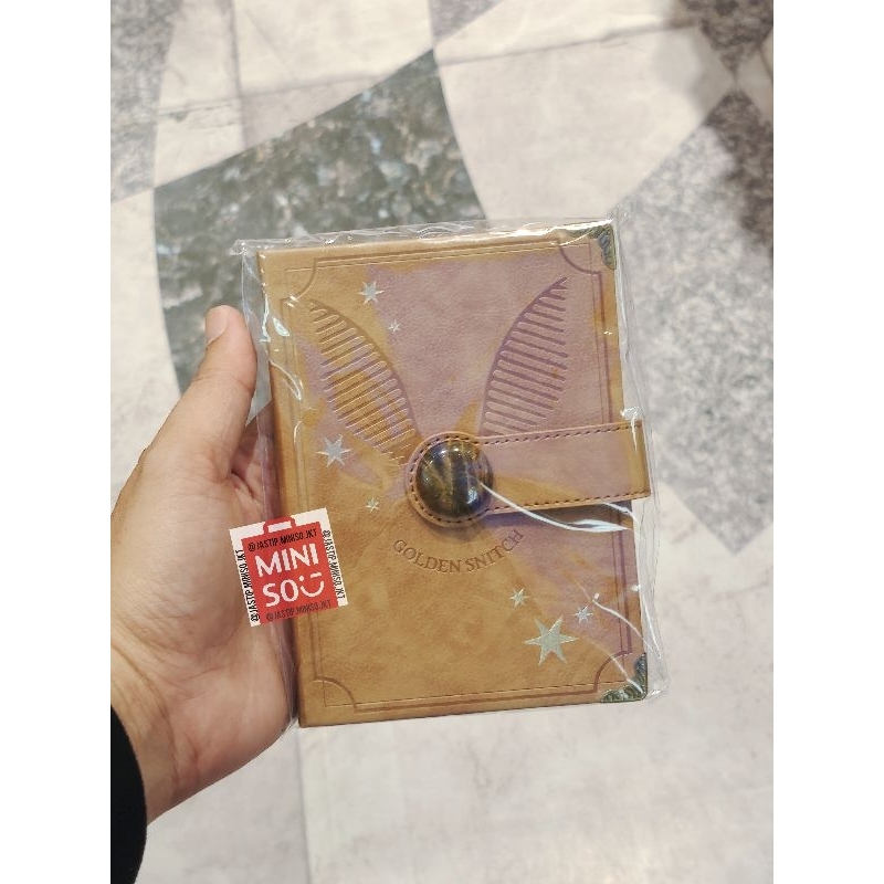 Miniso x HARRY POTTER Hard Cover Book / GOLDEN SNITCH Journal Book with ...