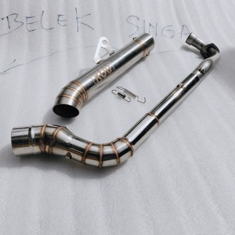 Kalcil set Kou mahachai aun daeng Open Spec daeng sai4 exhaust pipe for ...