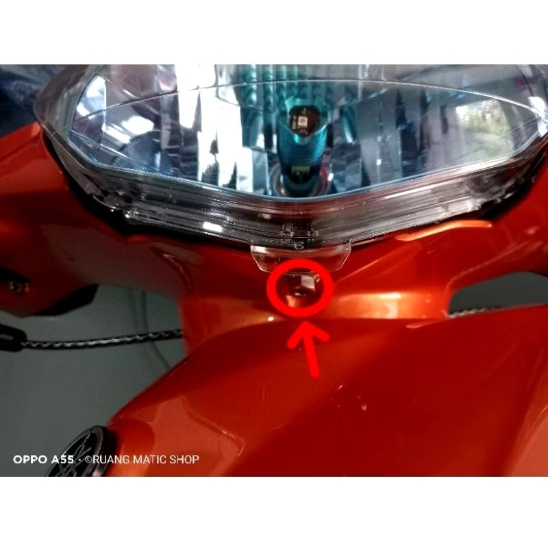 Yamaha Mio Stainless Steel Headlamp Bolts with 2 Motorcycle Keys and ...