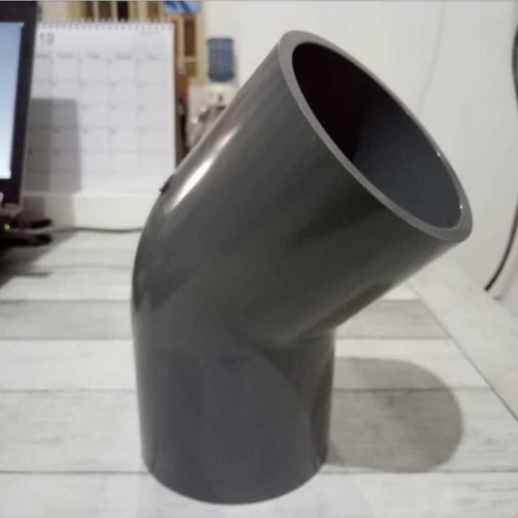 Hone CONNECTION 6" 45 DEGREE RUCIKA AW / ELBOW KNEE 6 INCH PVC BELOKAN | Shopee Philippines