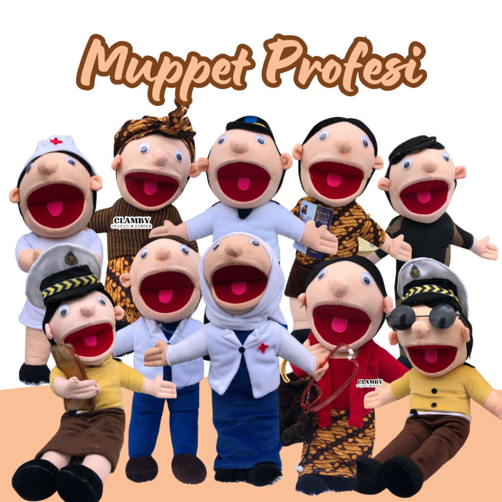 Professional Muppet Dolls / Ventriloquist Handpuppet Children's Toys ...