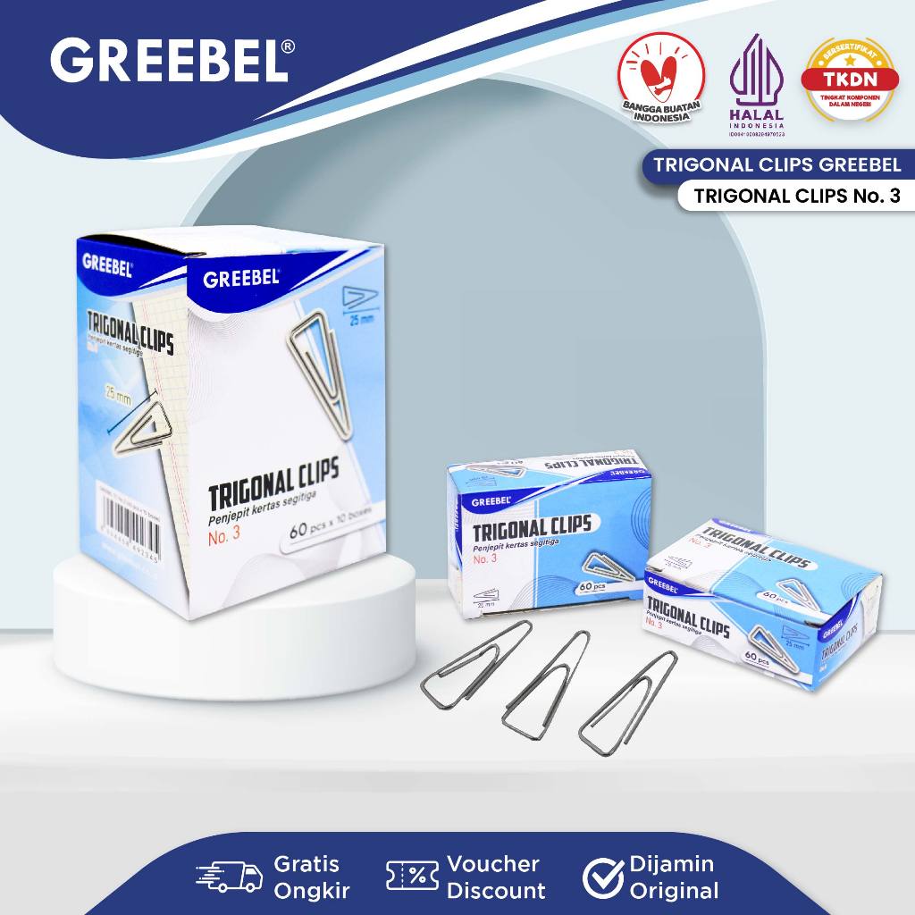 Greebel Paper Clips / Paper Clips / Metal Triangular Paper Clips ...