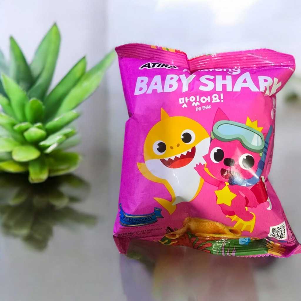 Atira Pinkfong Balado Baby Shark Snack contains 1 pcs of doraemon ...