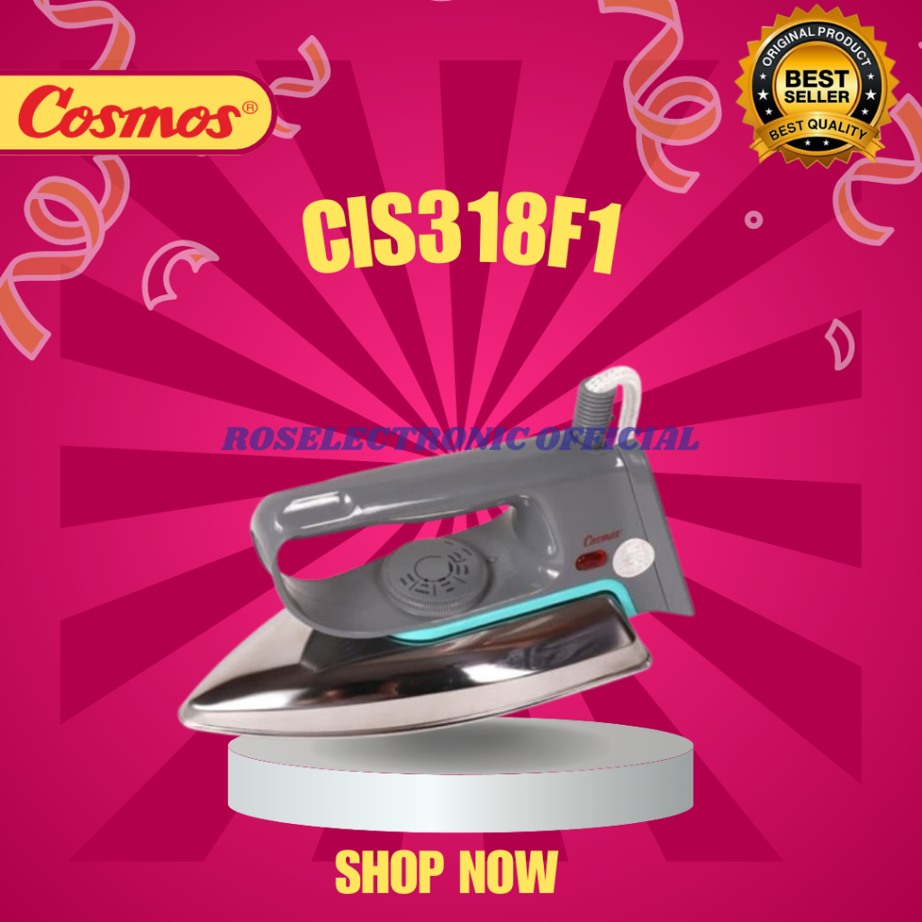 Cosmos ELECTRIC IRON CIS318F1/CIS-318-F1/CIS-318F1/CIS 318 F1/CIS 318F1 ...
