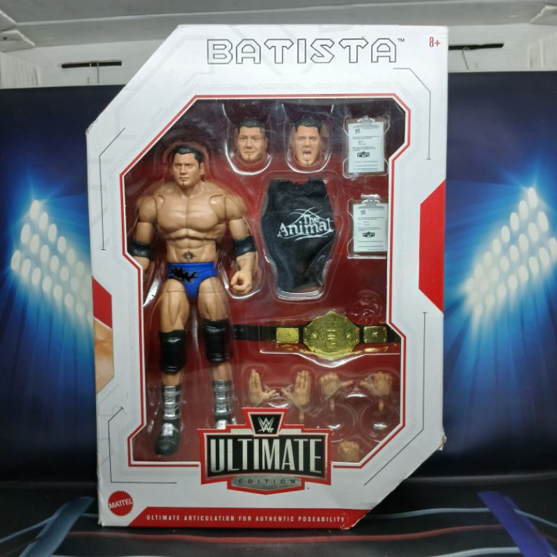 Wwe MATTEL ULTIMATE EDITION BATISTA GREATEST HITS MOC | Shopee Philippines