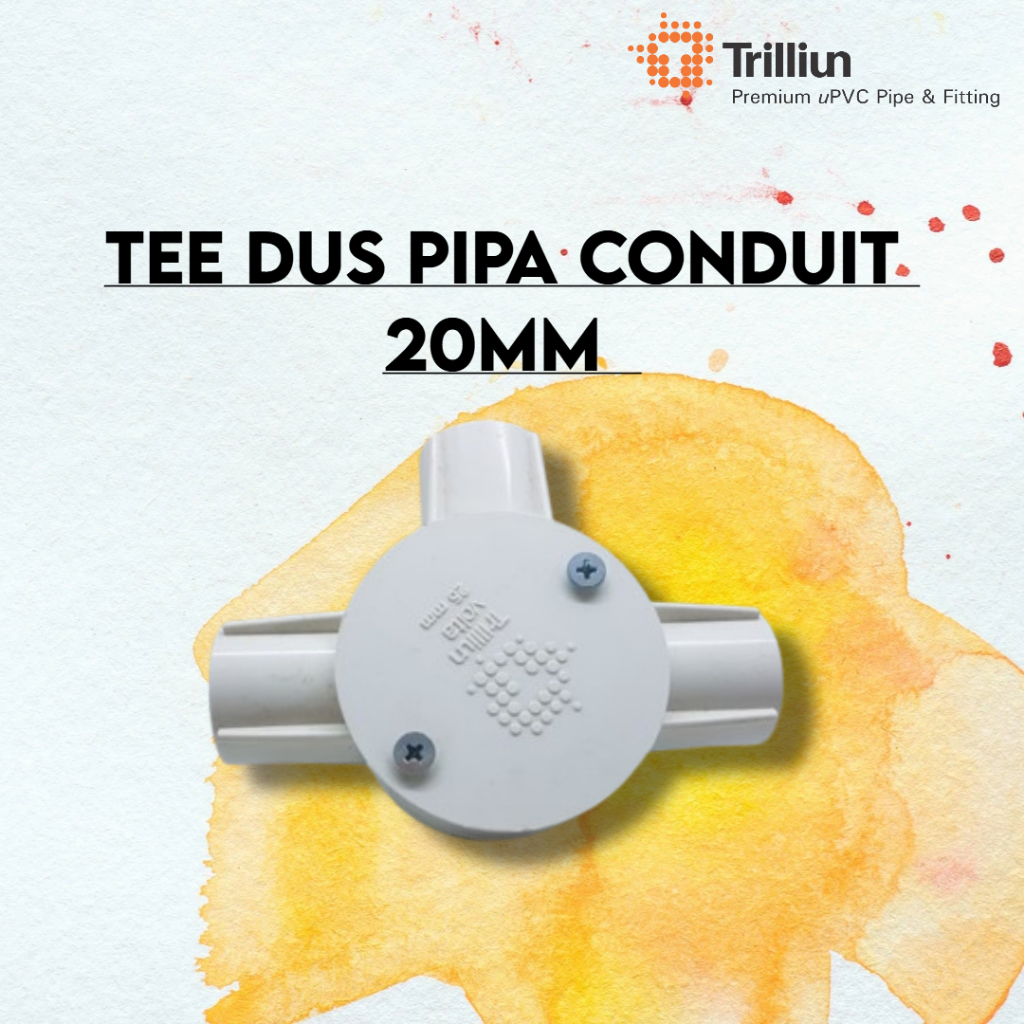 PUTIH White T-Dus / Tee Box Branch 3 / T-dos 25mm Trillion Volta/Cut ...