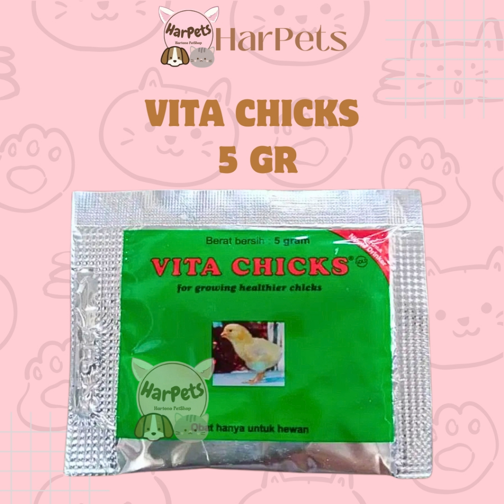 Vita CHICK 5 GRAM - Growth Vitamin for Poultry Birds Vita Chicks ...